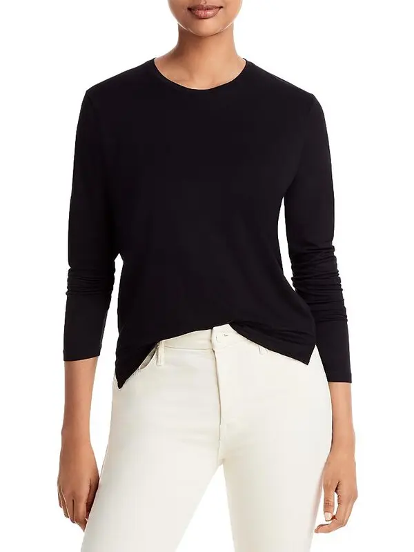 Majestic Filatures Long Sleeve Crewneck Tee - Noir