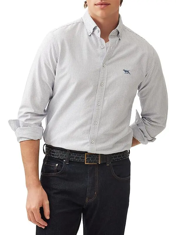 Rodd & Gunn Striped Oxford Shirt - Horizon