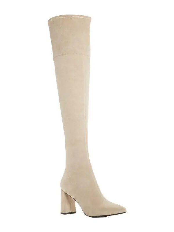 Jeffrey Campbell Parisah Over-the-knee Boots - Ice Suede