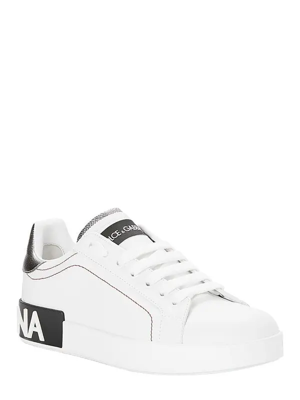 Dolce & Gabbana Low-top Sneakers - White/silver