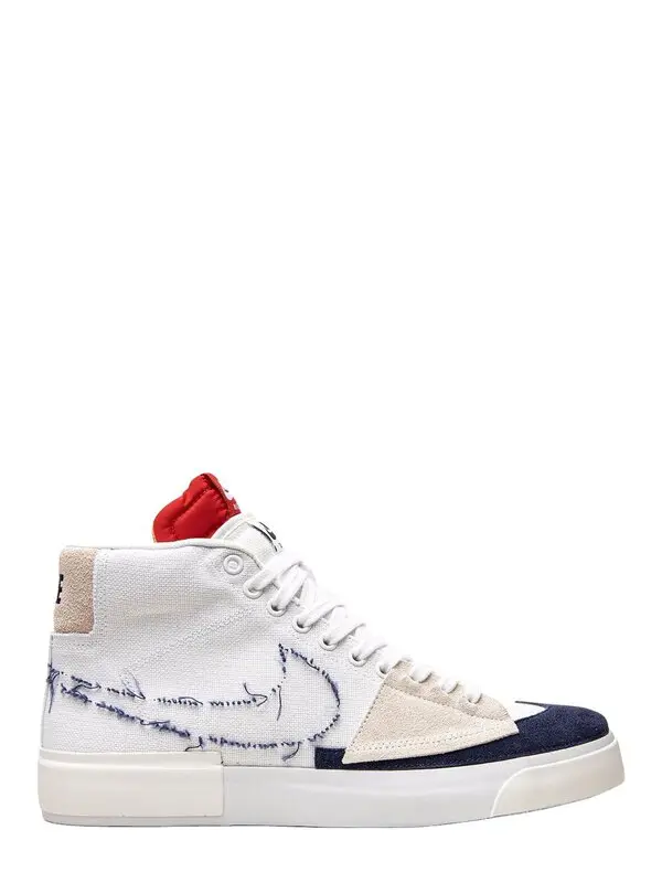 Nike Sb Zoom Blazer Mid Hack Pack Sneakers - White