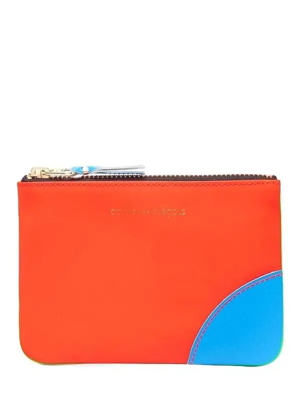 Comme Des Garçons Super Fluo Goatskin Wallet - Green