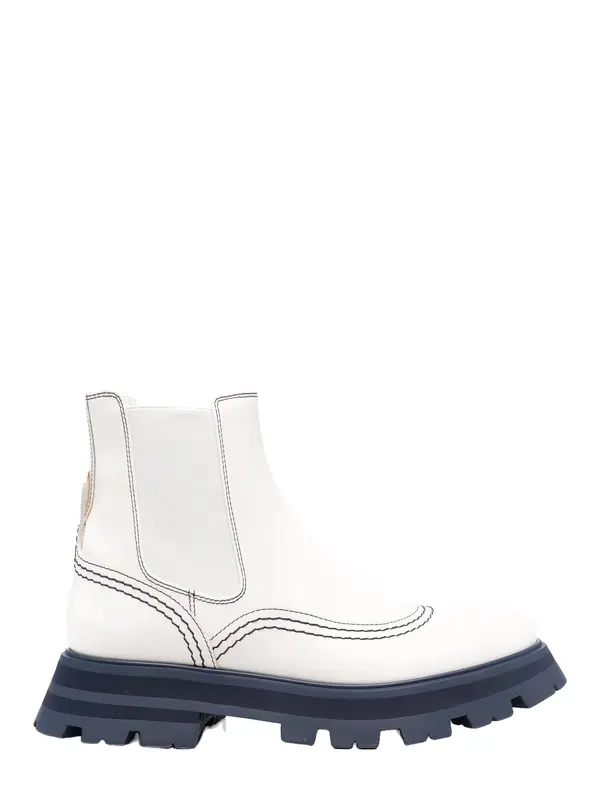 Alexander McQueen Wander Chelsea Boots - White
