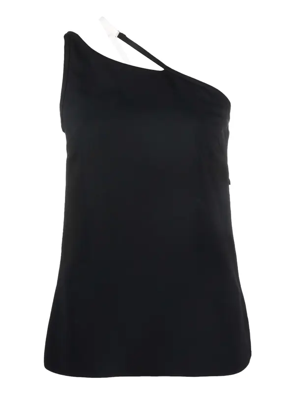 Givenchy Contrast Asymmetric Top - Black