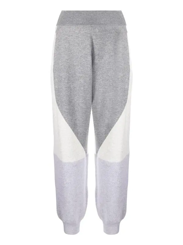 Stella McCartney Panelled Wool Track Pants - Grey