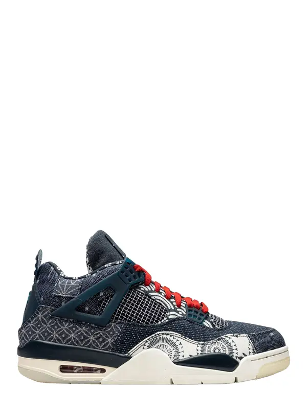 JORDAN Air 4 Retro Se Sashiko Sneakers - Blue
