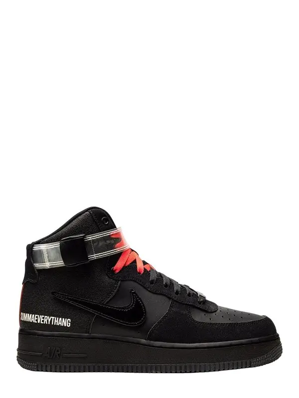 Nike X Lauren Halsey Air Force 1 High '07 Le Summaeverythang Sneakers - Black