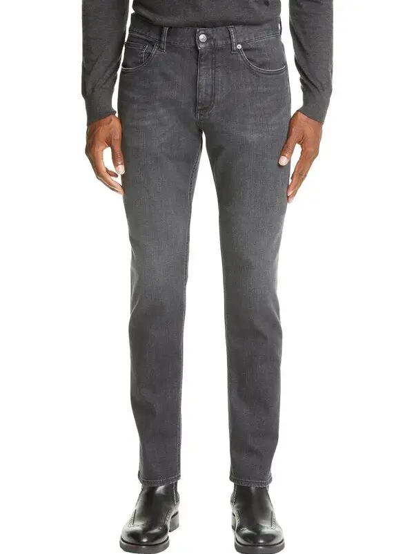 Zegna Comfort Slim Jeans - Grey