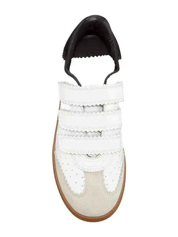Isabel Marant Étoile Beth Grip-strap Sneakers - White/black