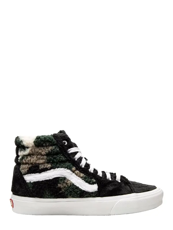 VANS Sk8-hi Sherpa Camo Sneakers - Black