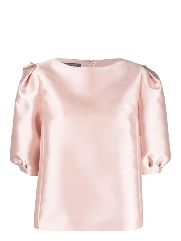 Alberta Ferretti Puff-sleeve Blouse - Pink