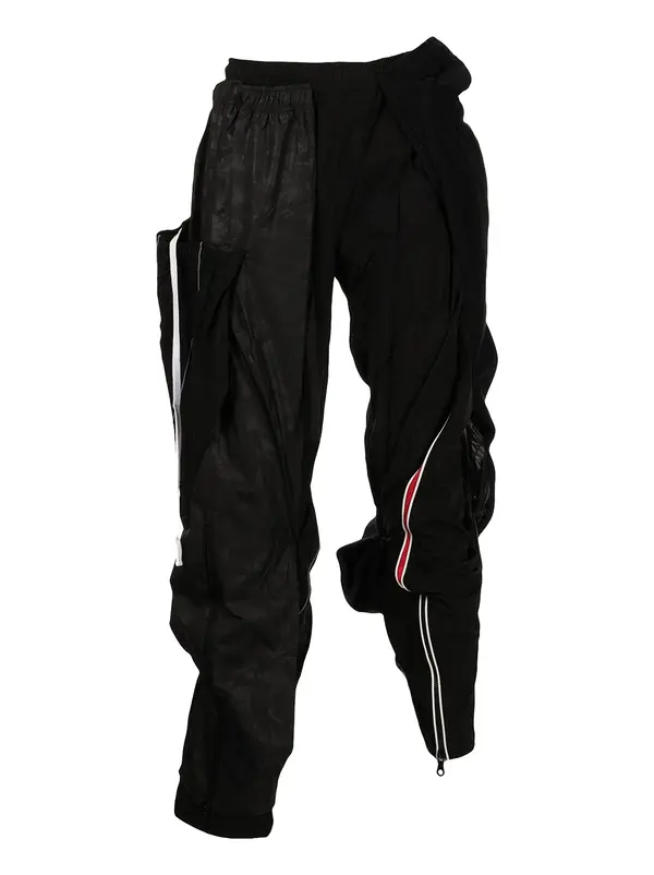 MOSTLY HEARD RARELY SEEN Trouser-appliqué Track Pants - Black