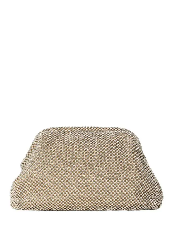 LOEFFLER RANDALL Doreen Crystal-embellished Shoulder Bag - Gold