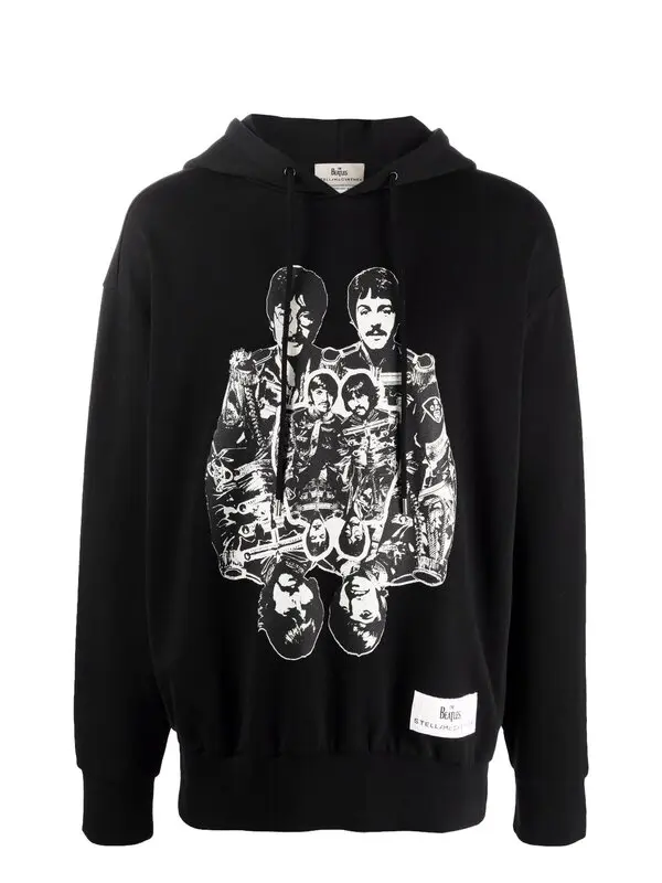 Stella McCartney The Beatles Graphic Print Hoodie - Black