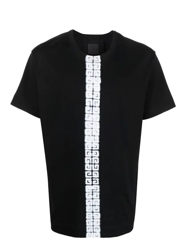 Givenchy 4g-trim Cotton T-shirt - Black