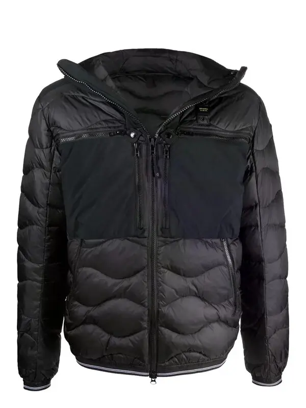 BLAUER. Quilted Puffer Jacket - Black