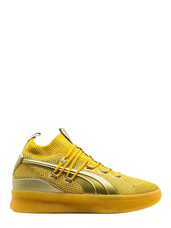 PUMA Clyde Court Title Run Sneakers - Gold