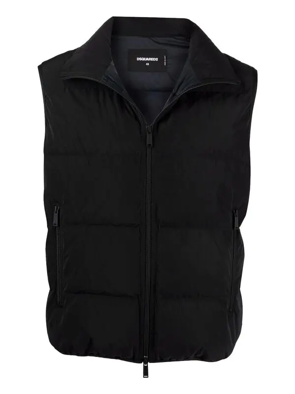 Dsquared2 Logo-print Padded Gilet - Black
