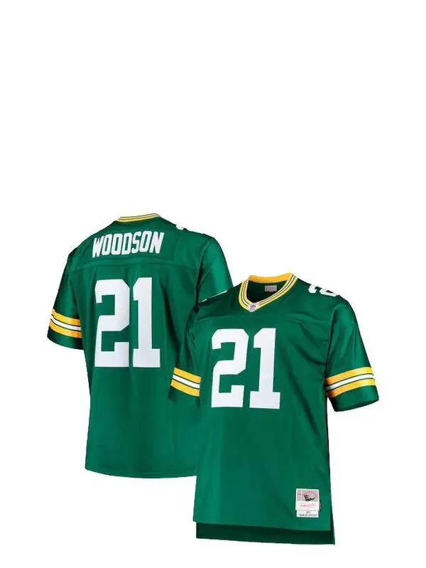 Mitchell & Ness Charles Woodson 2010 Retired Player Replica Jersey - Green