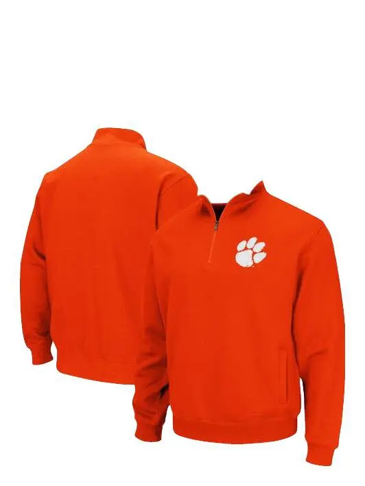 COLOSSEUM Clemson Tigers Quarter-zip Jacket - Orange