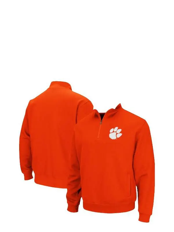 COLOSSEUM Clemson Tigers Quarter-zip Jacket - Orange