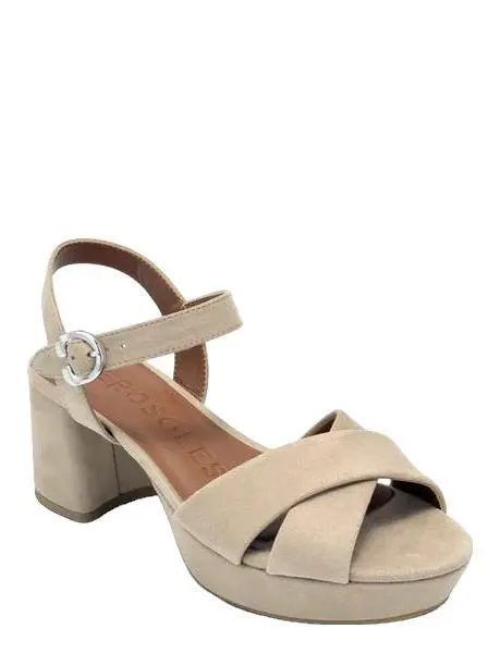 Aerosoles Cosmos Platform Sandals - Dune Suede