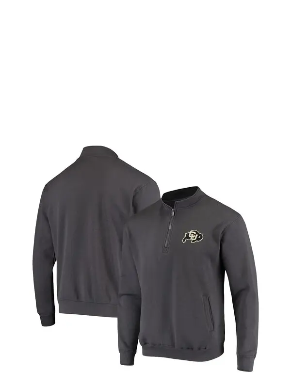 COLOSSEUM Colorado Buffaloes Tortugas Logo Quarter-zip Jacket - Charcoal