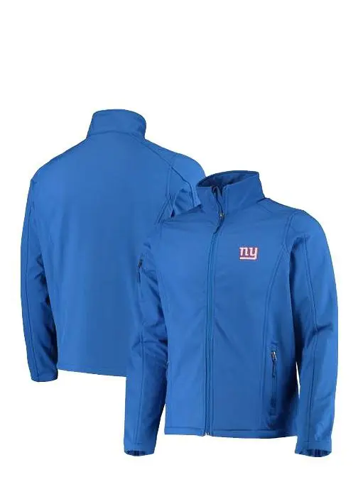 DUNBROOKE New York Giants Sonoma Softshell Full-zip Jacket - Royal