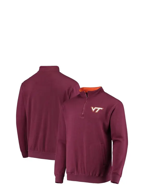 COLOSSEUM Virginia Tech Hokies Tortugas Logo Quarter-zip Jacket - Maroon