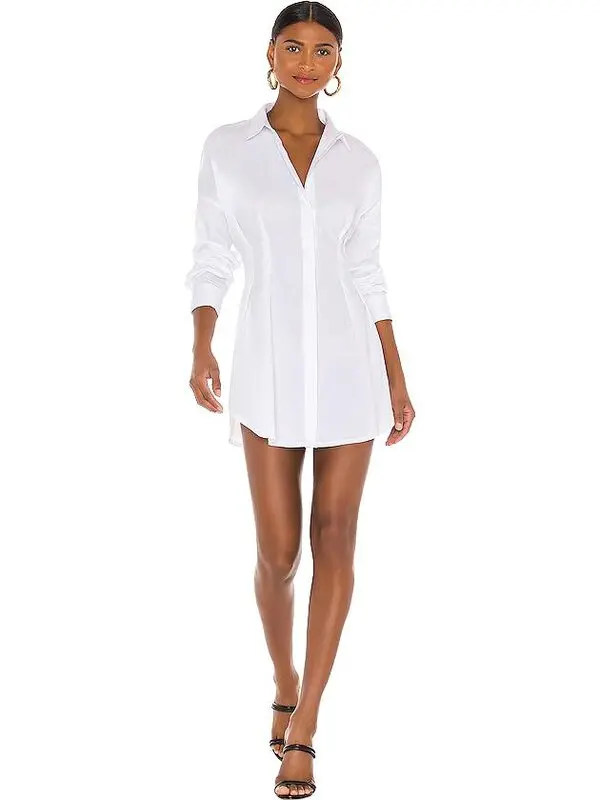 OW Ella Shirt Dress - White