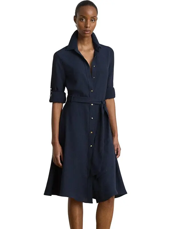 Ralph Lauren Fit-and-flare Shirtdress - Lauren Navy