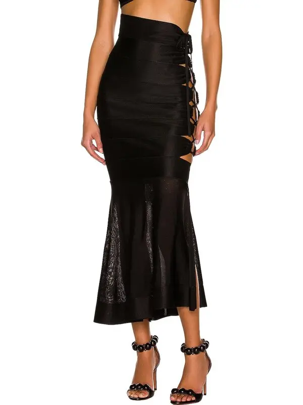 Alaïa Edition 1986 Long Skirt - Noir