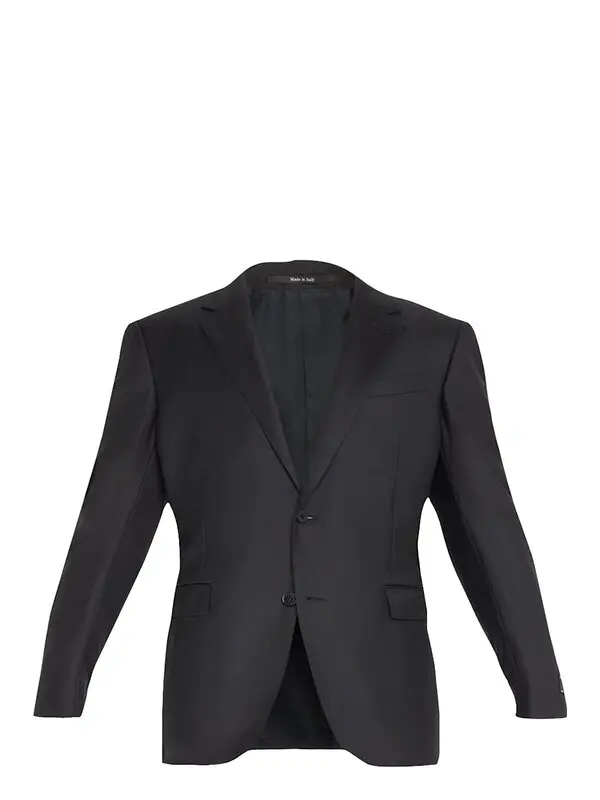 Zegna Trofeo Milano Two-piece Wool Regular-fit Suit - Black