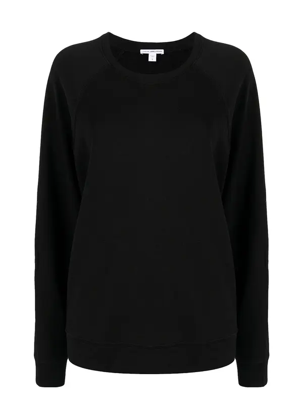 JAMES PERSE Loose-fit Terry Sweatshirt - Black