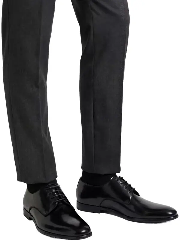 Dolce & Gabbana Raffaello Lace-up Derby Shoes - Black