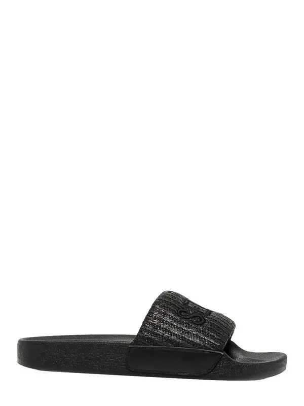 Senso Elly Ii Logo-embroidered Slides - Black