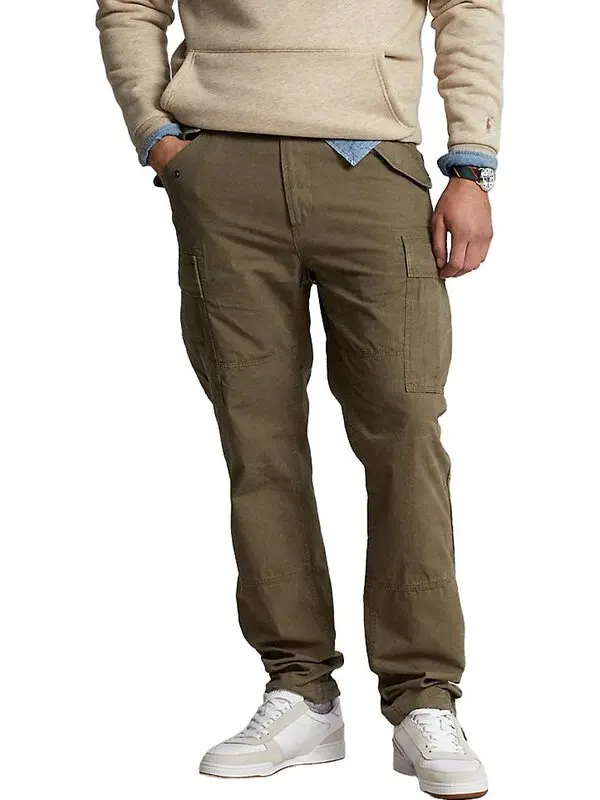 Ralph Lauren Classic Fit Canvas Cargo Pant - Outdoors Olive