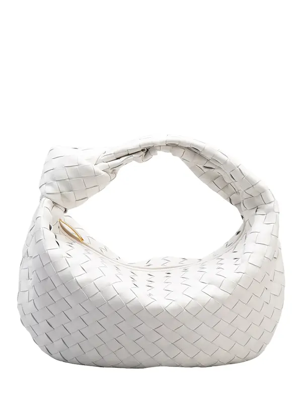 Bottega Veneta Teen Jodie Shoulder Bag - White