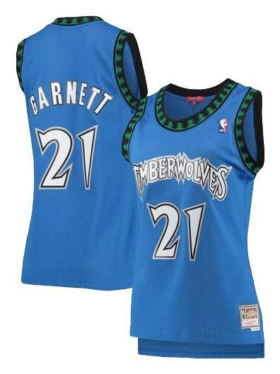 Mitchell & Ness Kevin Garnett Minnesota Timberwolves Hardwood Classics Swingman Jersey - Blue