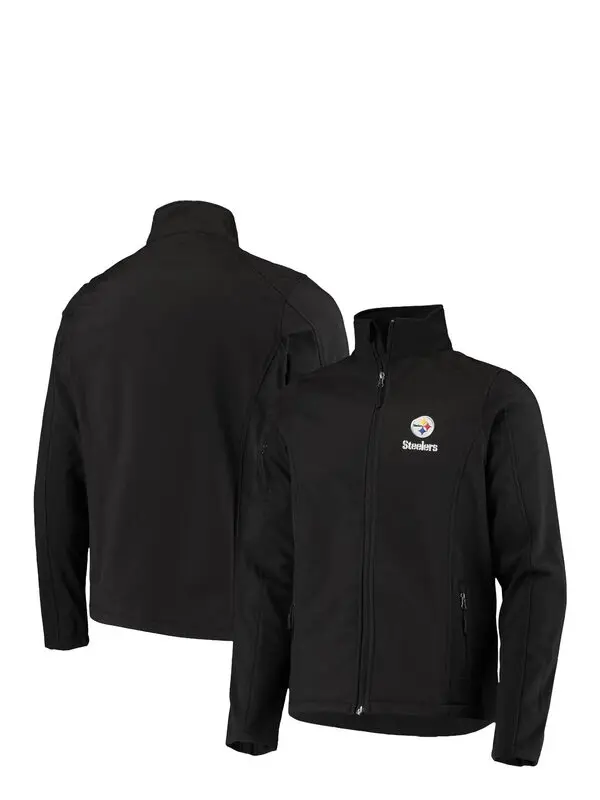 DUNBROOKE Pittsburgh Steelers Sonoma Softshell Full-zip Jacket - Black