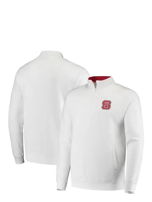 COLOSSEUM Nc State Wolfpack Tortugas Logo Quarter-zip Jacket - White