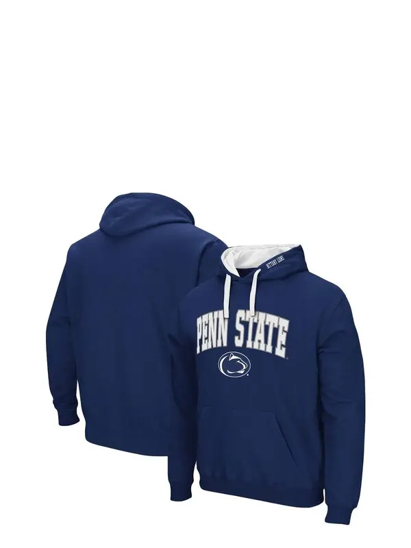 COLOSSEUM Penn State Nittany Lions Arch & Logo Pullover Hoodie - Navy