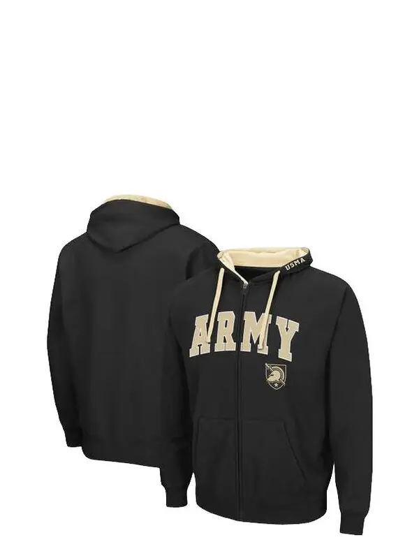 COLOSSEUM Army Knights Full-zip Hoodie - Black
