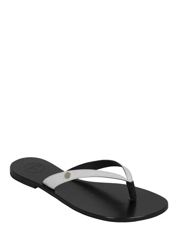 BELLA HA Italian Leather Flip Flop - Lily Pad