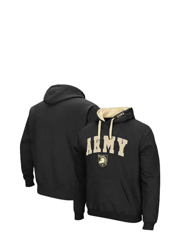 COLOSSEUM Army Knights Arch & Logo 2.0 Pullover Hoodie - Black
