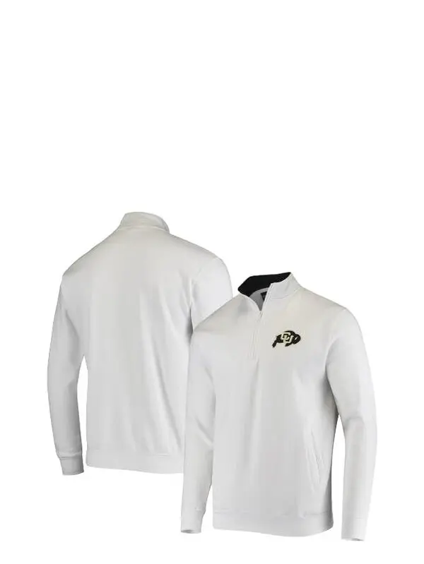 COLOSSEUM Colorado Buffaloes Tortugas Logo Quarter-zip Jacket - White