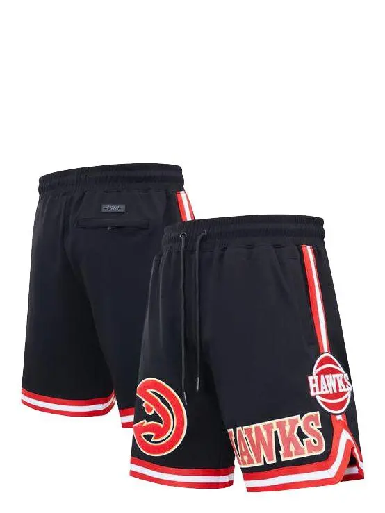 PRO STANDARD Atlanta Hawks Chenille Shorts By - Black