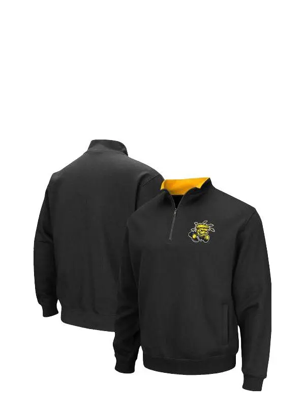 COLOSSEUM Wichita State Shockers Tortugas Logo Quarter-zip Jacket - Black