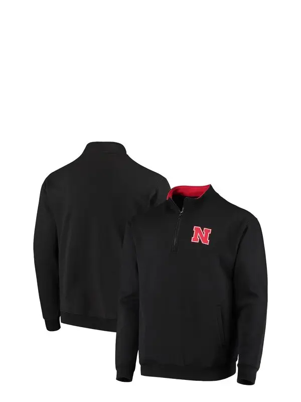 COLOSSEUM Nebraska Huskers Tortugas Logo Quarter-zip Jacket - Black