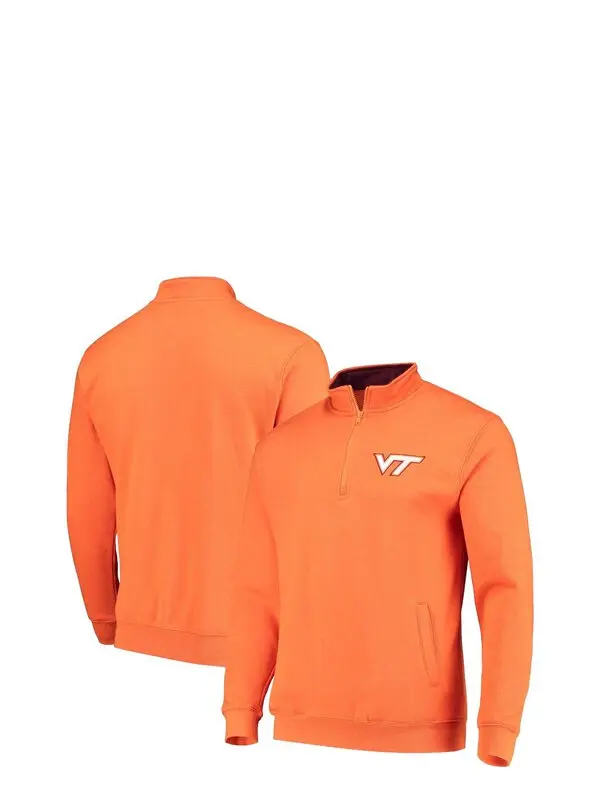 COLOSSEUM Virginia Tech Hokies Tortugas Logo Quarter-zip Jacket - Orange